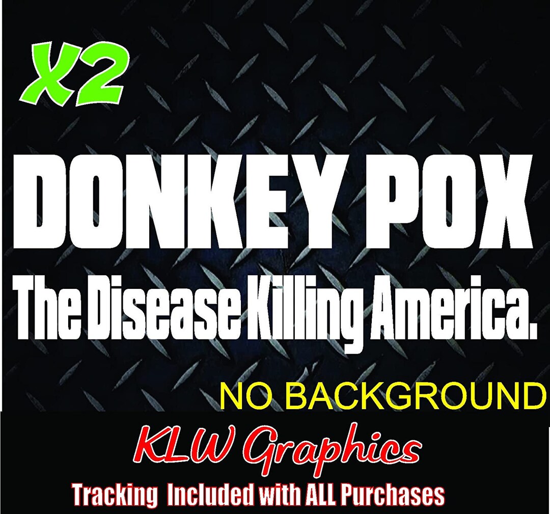 Donkey Pox America Pro God Gun Life Flag USA American Rights Vinyl Car ...
