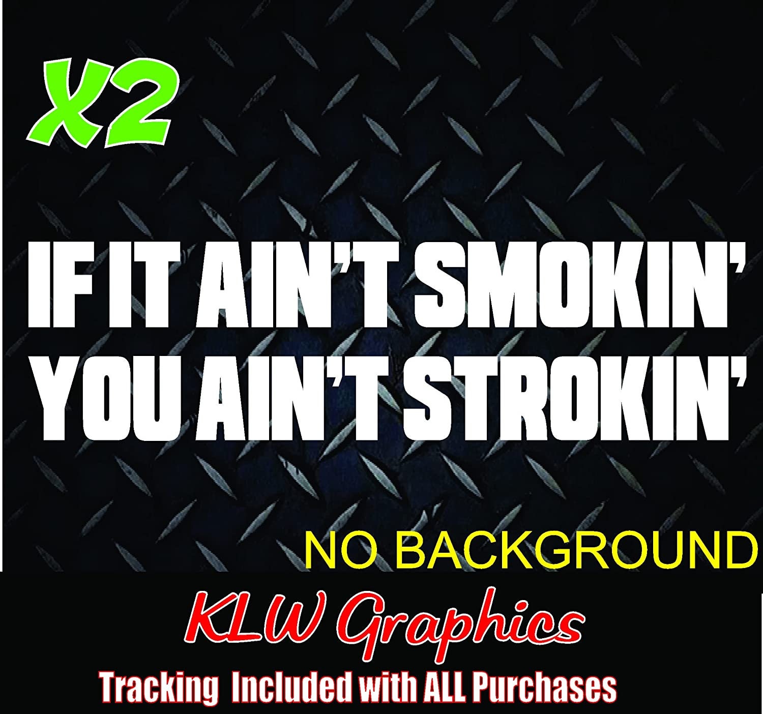 Smokin' Strokin' Decal Funny Lifted Vinyl Decal Stickers Diesel Stacks ...
