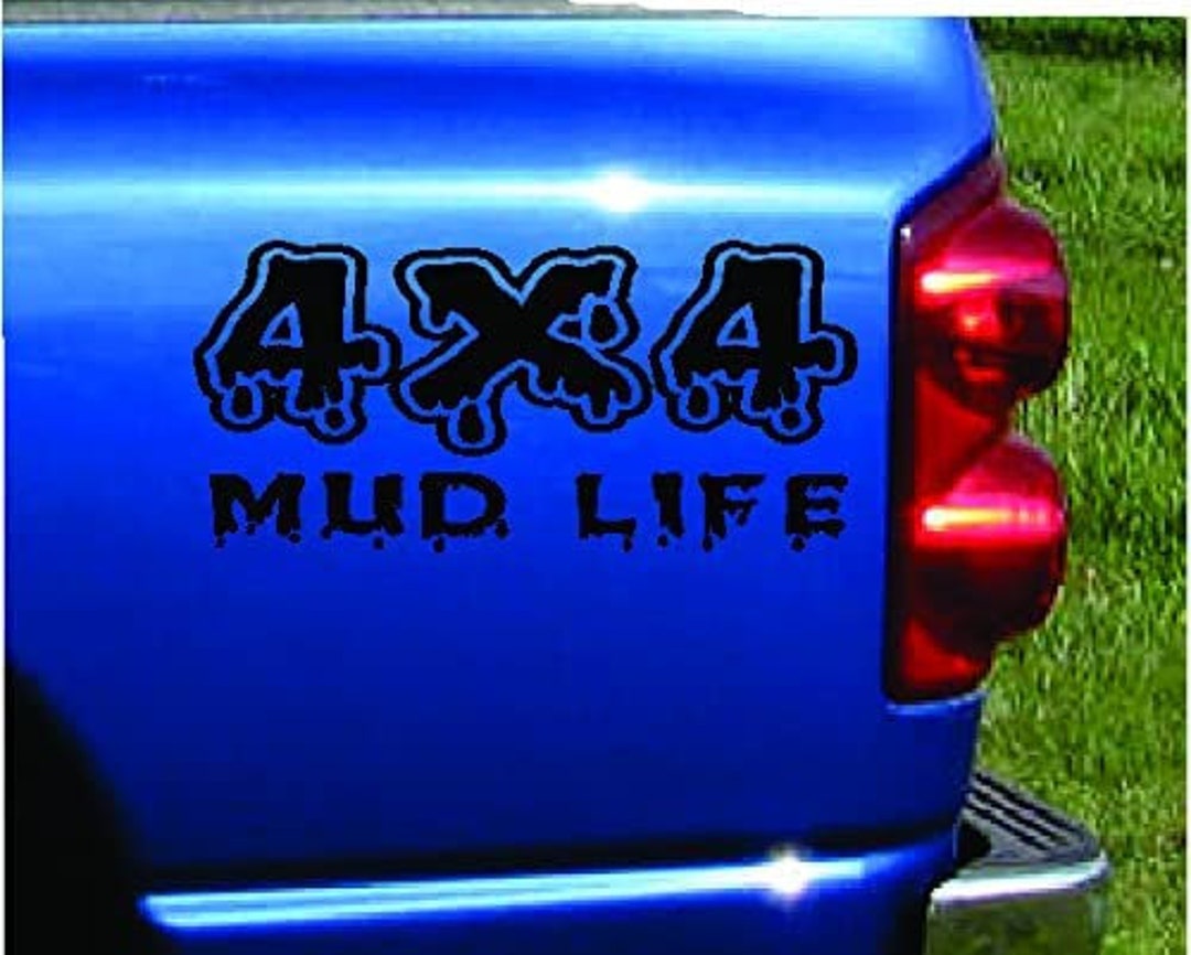 4x4 Mud Life Vinyl Decal Sticker Diesel Truck Crew Cab 1500 2500 off ...