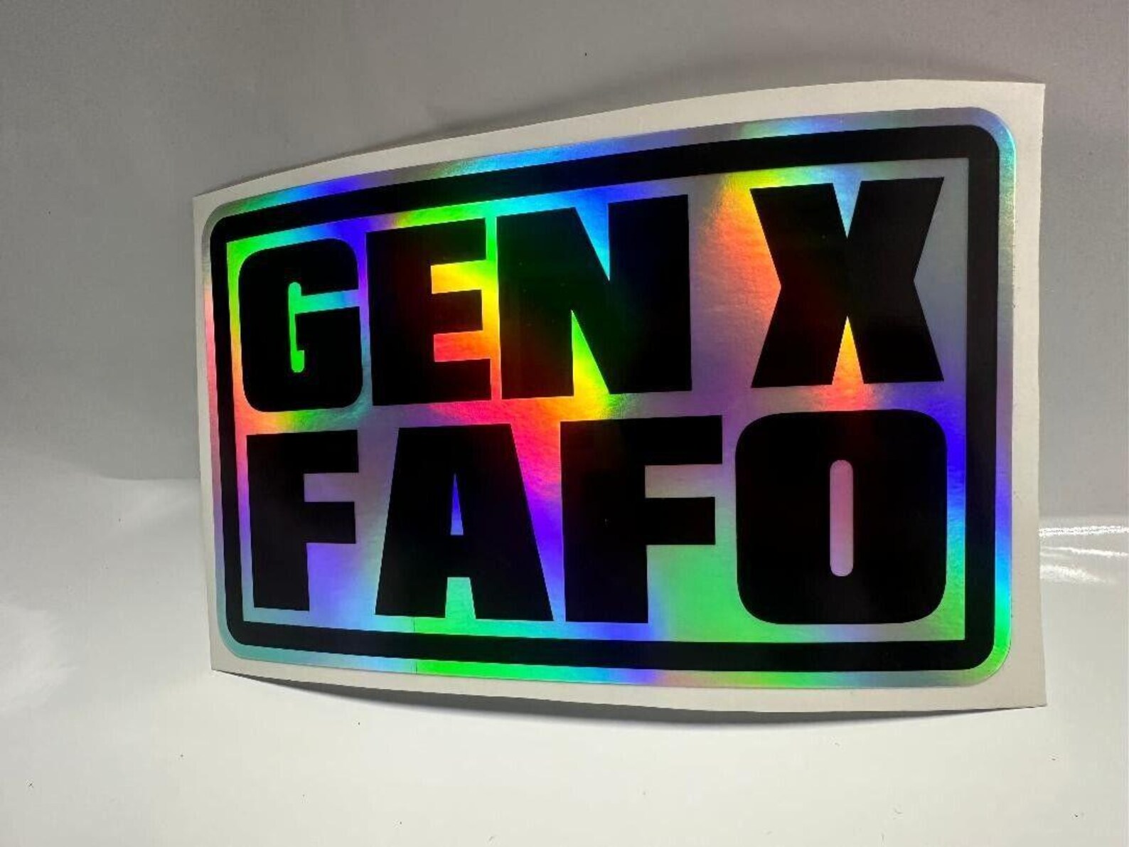 Gen X FAFO Decal Sticker Turbo Diesel Truck 7.3 6.7 6.6 70s 80s Kids ...