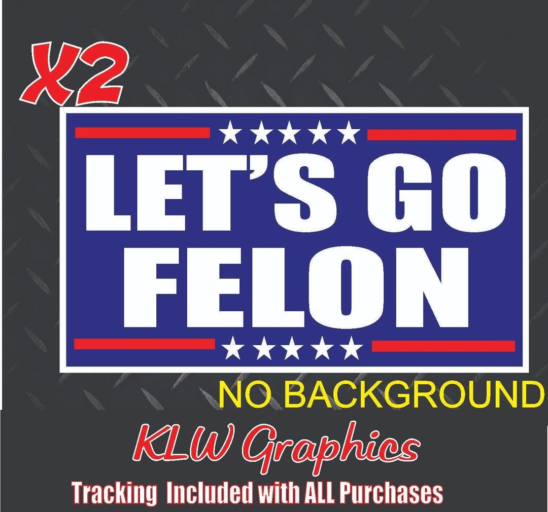 I'm Voting Convicted Felon Decal Sticker Turbo Diesel Truck Trump 2024 ...