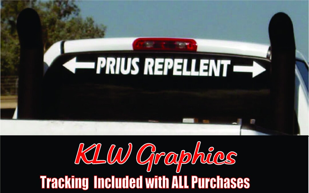PRIUS REPELLENT Vinyl Decal Sticker Truck Diesel Duramax Powerstroke - Etsy