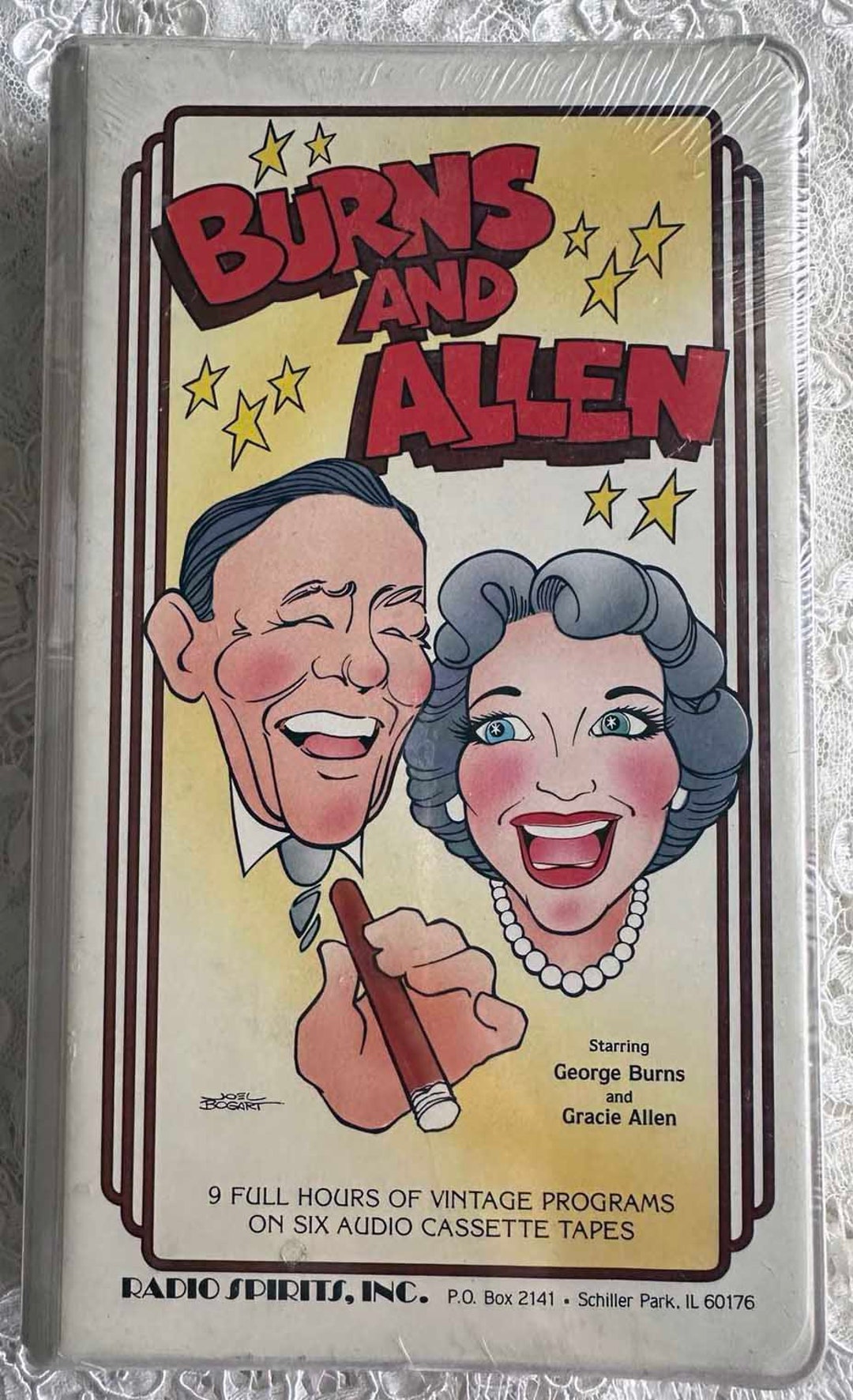 BURNS and ALLEN 6 AUDIO Cassette Tapes With 9 Full Hours of Vintage Programs Featuring the Burns ...