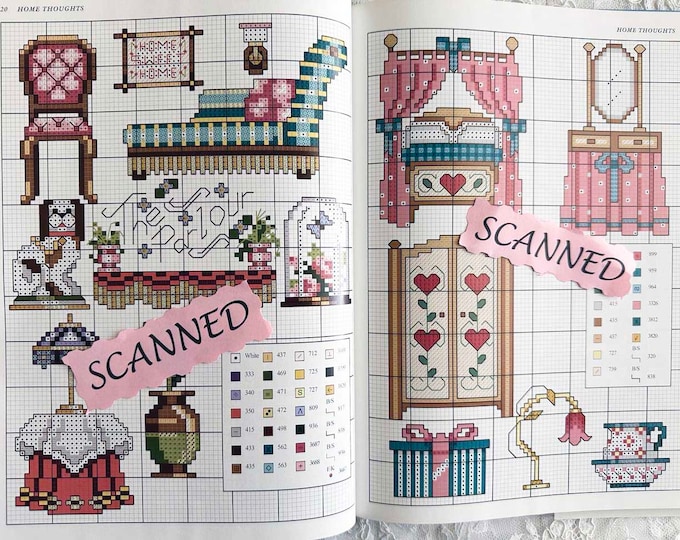 Sue Cook WIZARD VICTORIAN HOUSES Tons of Color Cross Stitch Designs ...