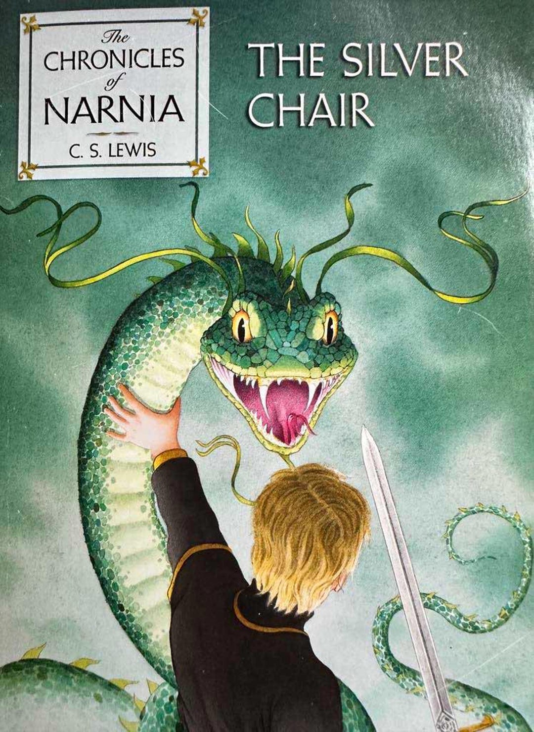 1981 CHRONICLES of NARNIA SILVER Chair Softbound Paperback Book ...