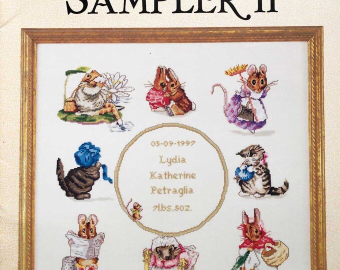 BEATRIX POTTER STORYBOOK Sampler 2 Jeanne Bowers Vintage 1998 Frederick ...