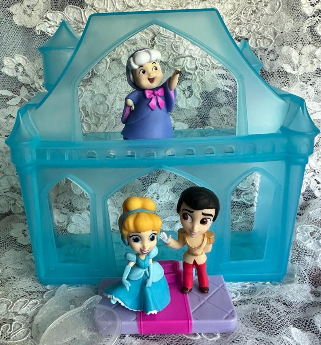 DISNEY CINDERELLA COMICS P.V.C. Boxed Set of Three (3) Cinderella ...