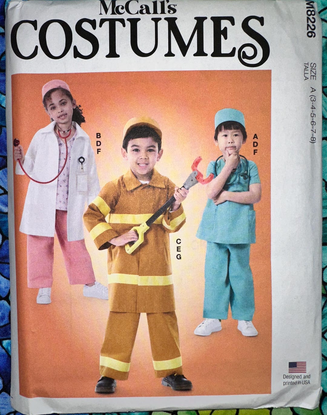 Mccalls CHILDREN COSTUME Sewing Pattern New Uncut Condition Physician ...