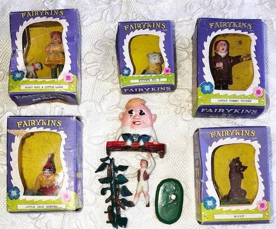 Five 5 BOXED MARX FAIRYKINS Vintage Plus Extra Loose Figures - Etsy