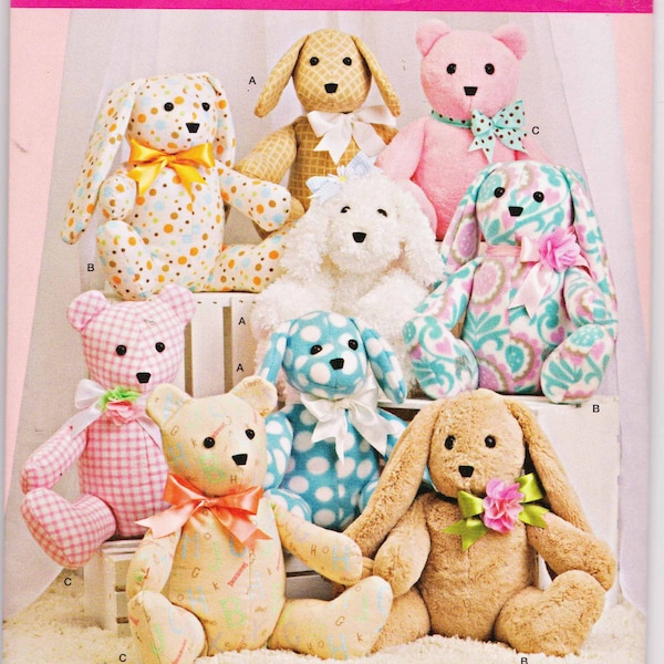 Simplicity Bear Pattern - Etsy