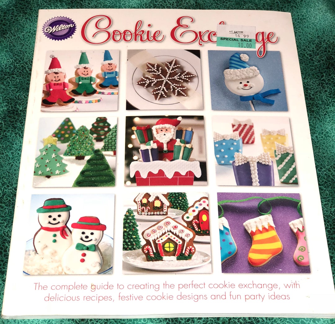 WILTON COOKIE EXCHANGE Complete Guide More Elves Santa Claus Snowflakes ...