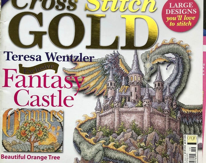 TERESA WENTZLER FANTASY Castle From Cross Stitch Gold Magazine Original ...