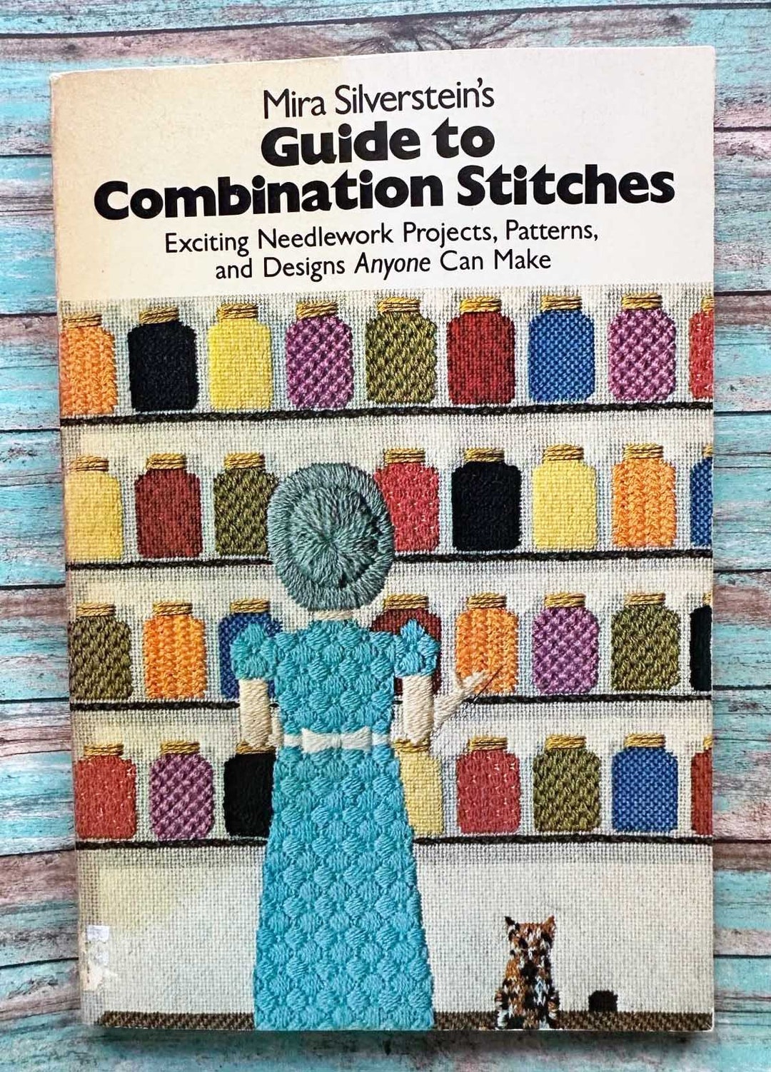 1977 MIRA SILVERSTEIN'S COMBINATION Stitches Needleart Guide Softbound ...