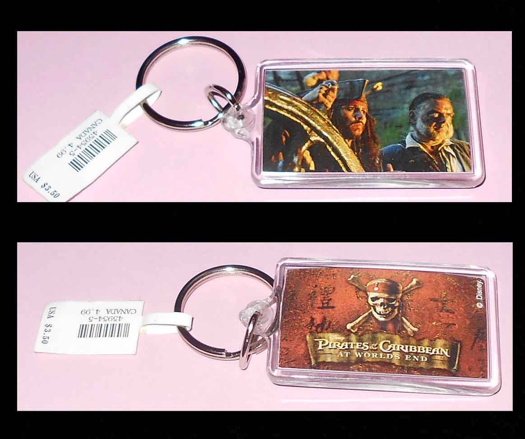 NEW With Tag Disney PIRATES of the CARIBBEAN Key Chain Mr. Gibbs ...