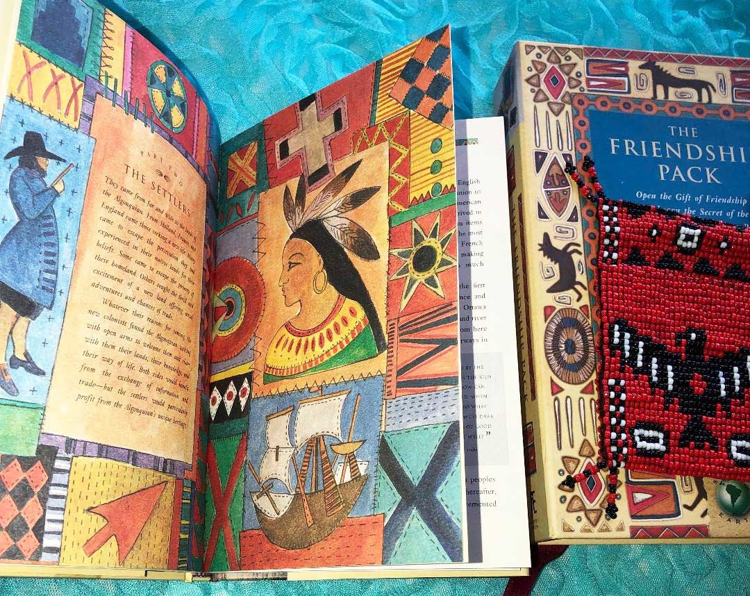 The FRIENDSHIP PACK NATIVE American Medicine Bag Grey Wolf and Andy ...