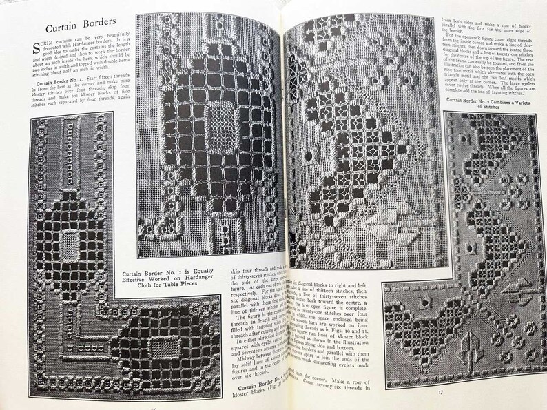 TRADITIONAL HARDANGER EMBROIDERY Original Dover Needlework - Etsy