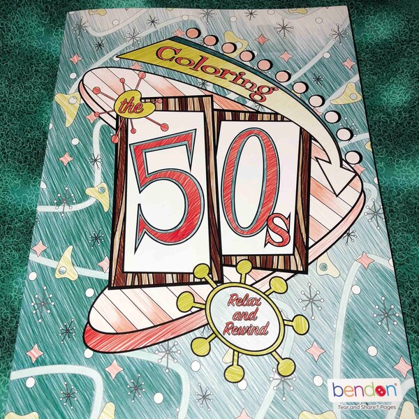 1950s Coloring Book - Etsy