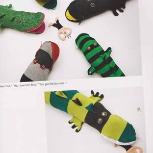 BRENNA MALONEY SOCKOLOGY 16 New Sock Creatures Cute & Cuddly and Weird and Wild Softbound Book ...