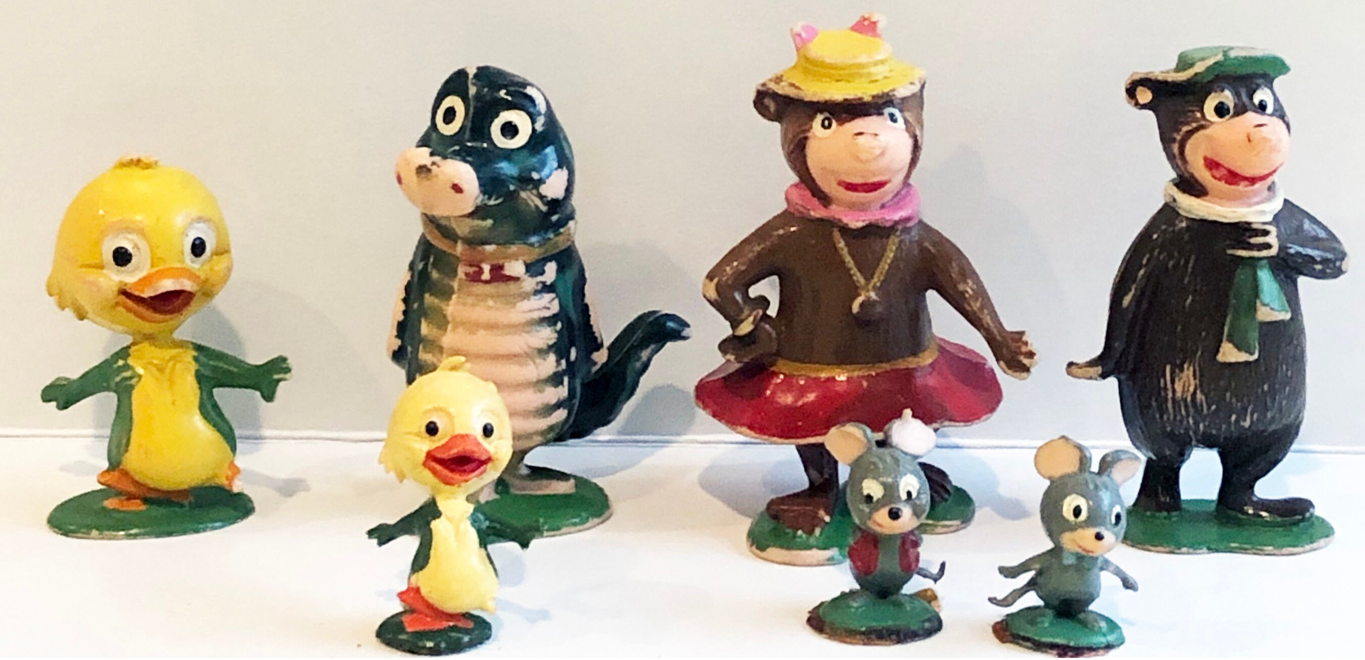 Vintage LARGER MARX TINYKINS Large Scale Rare Sized Figures Plastic ...