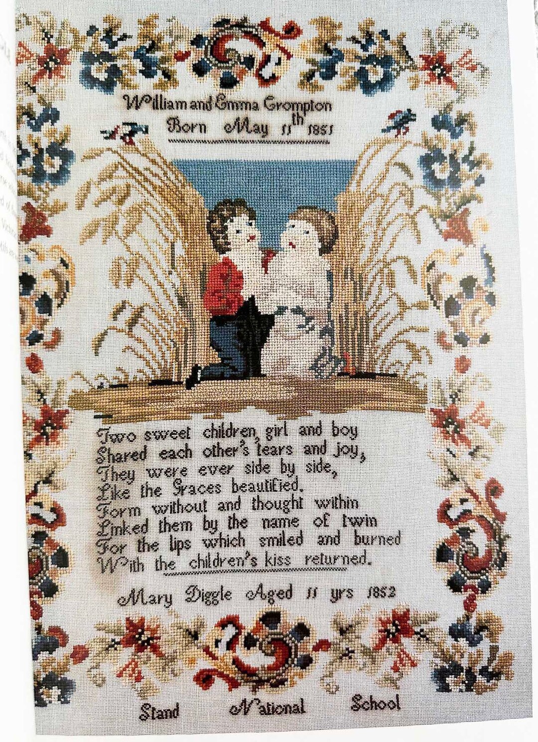1996 TREASURY of DECORATIVE SAMPLERS Softbound Book New Condition Susan ...