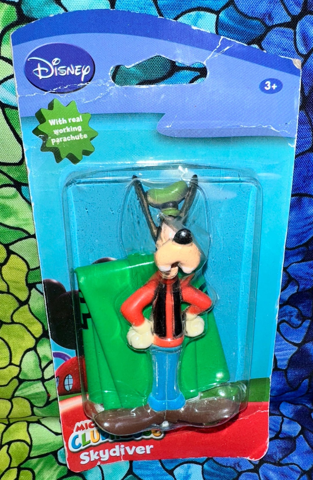 DISNEY GOOFY MICKEY Mouse Playhouse Skydiver Toy for Kids With Real ...