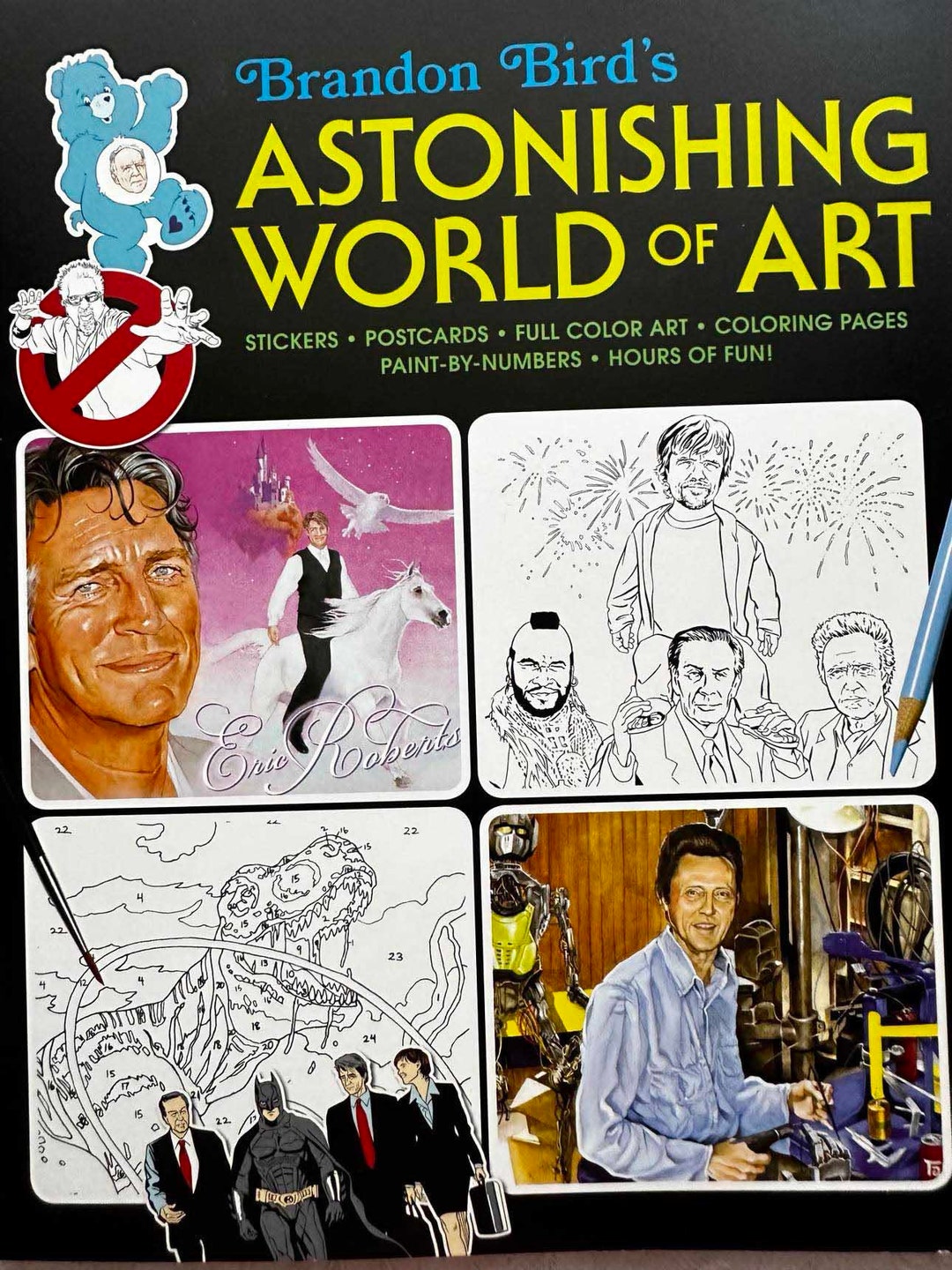 BRANDON BIRD'S ASTONISHING World of Art Stickers Postcards Full Color ...