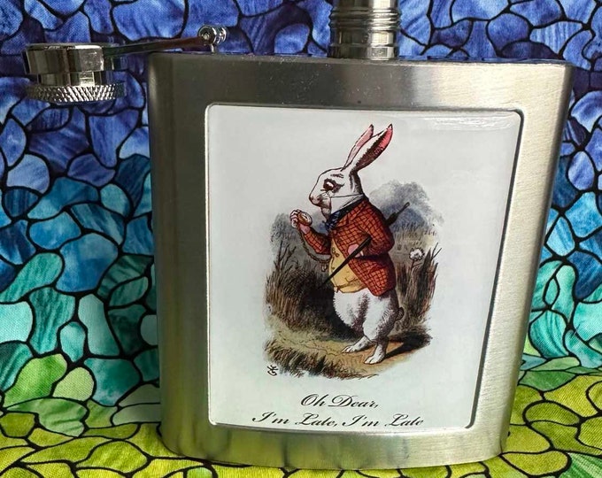 WHITE RABBIT FLASK From Alice in Wonderland by Cosmopolitan of Las ...