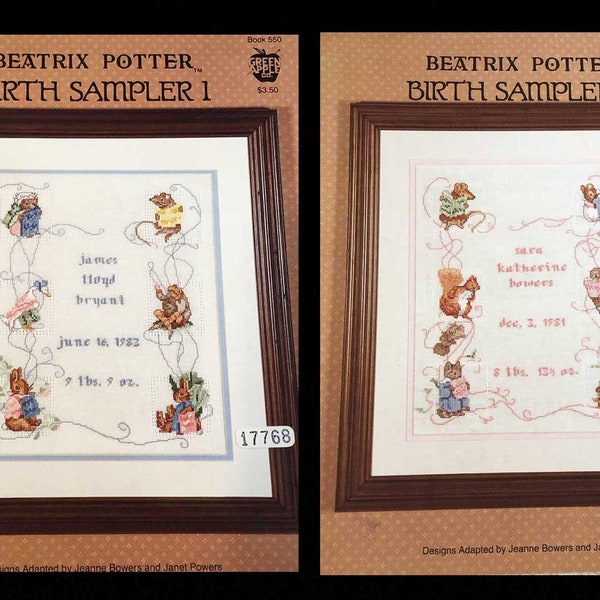 Birth Sampler - Etsy