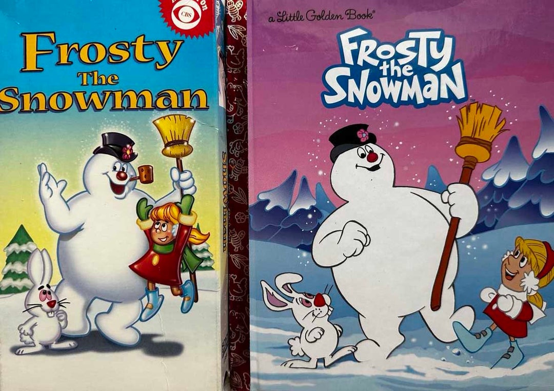 FROSTY the SNOWMAN VHS Video Tape and Little Golden Book Christmas ...