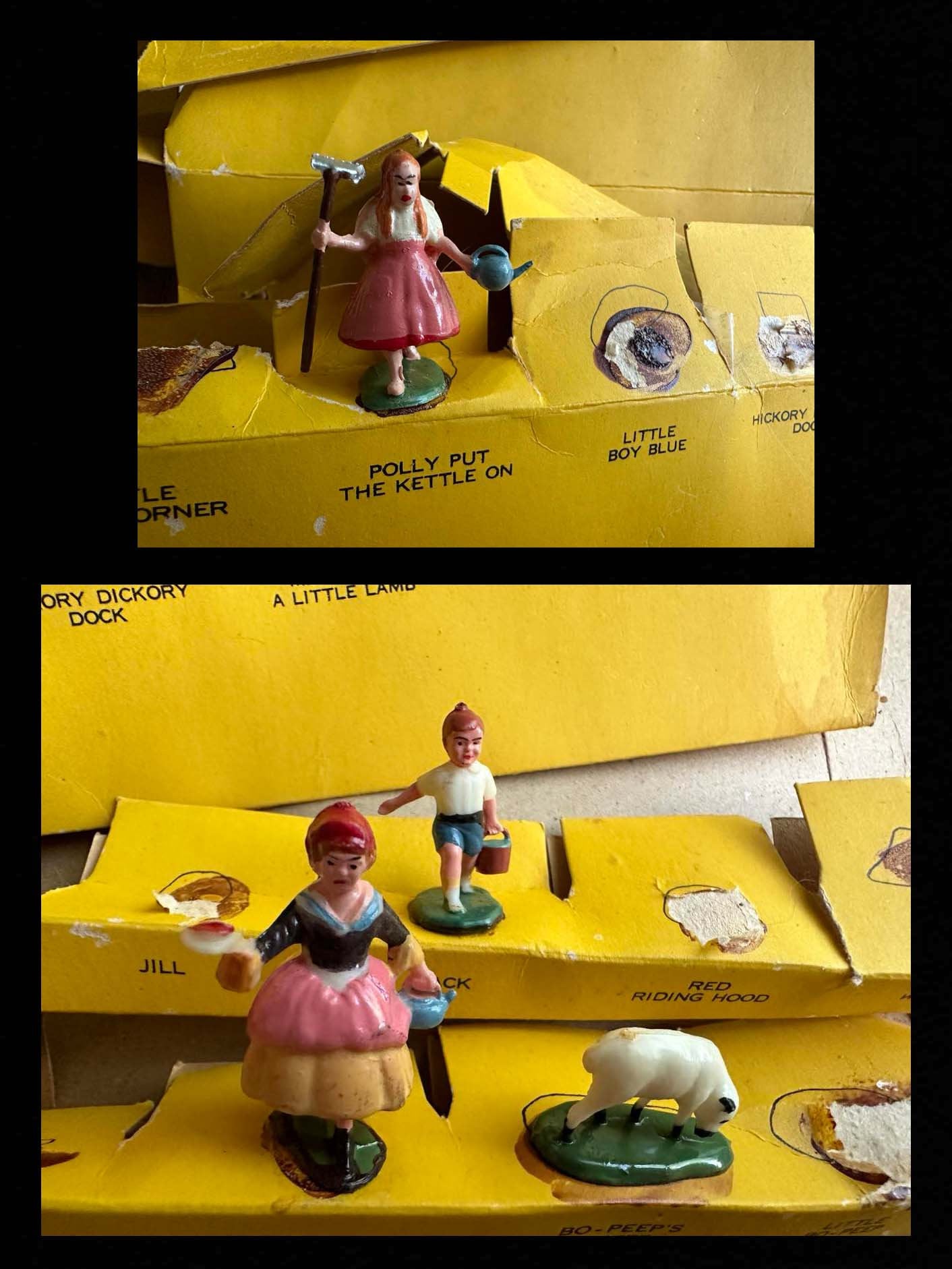 MARX FAIRYKINS BOXED Set 24 Vintage Please Read Description Very Old ...