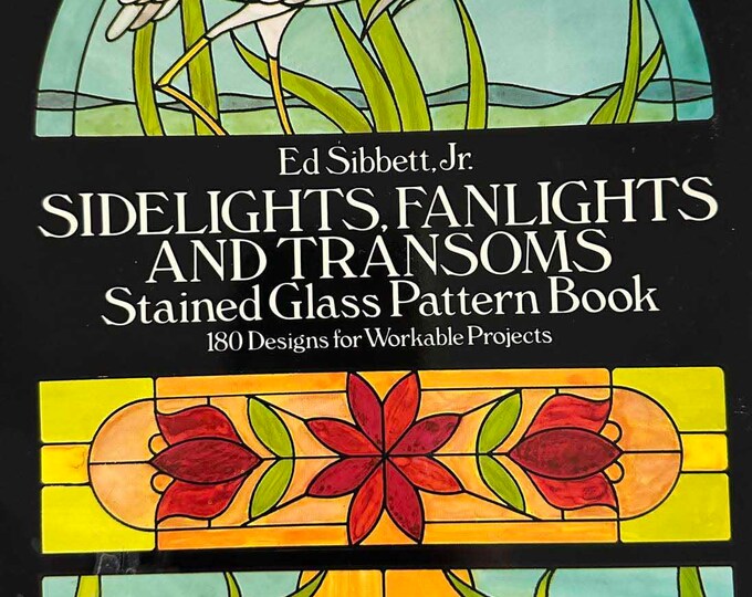 SIDELIGHTS FANLIGHTS TRANSOMS Stained Glass Pattern Book 180 Designs ...