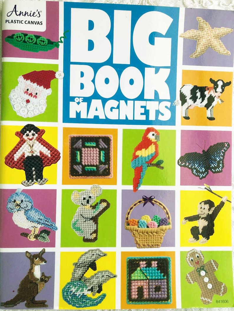 BIG BOOK of MAGNETS Plastic Canvas Original Annie's Attic Publication ...