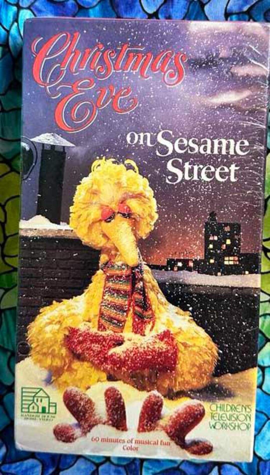 1987 CHRISTMAS EVE SESAME Street Factory Sealed V.H.S. Video Tape Jim ...