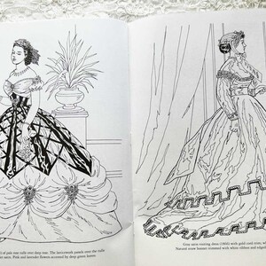 DOVER VICTORIAN FASHIONS Tom Tierney Vintage Coloring Book 45 ...