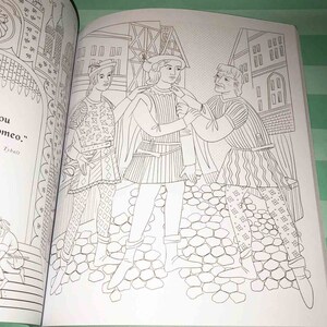 New ROMEO & JULIET SHAKESPEARE'S Play With Color Page Quality Coloring ...