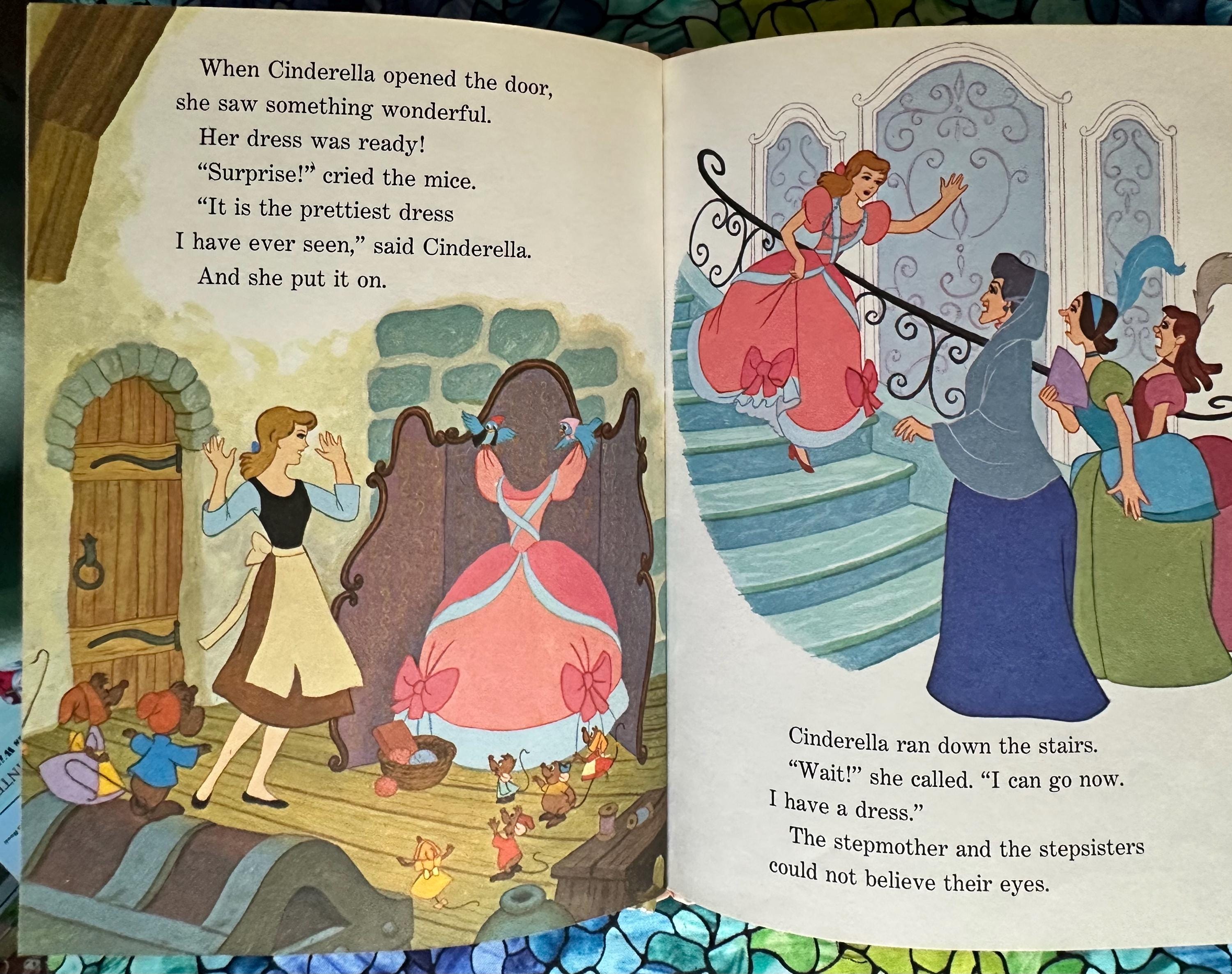 2 CINDERELLA BOOKS One 1976 Random House & A Wish Your Heart Makes ...