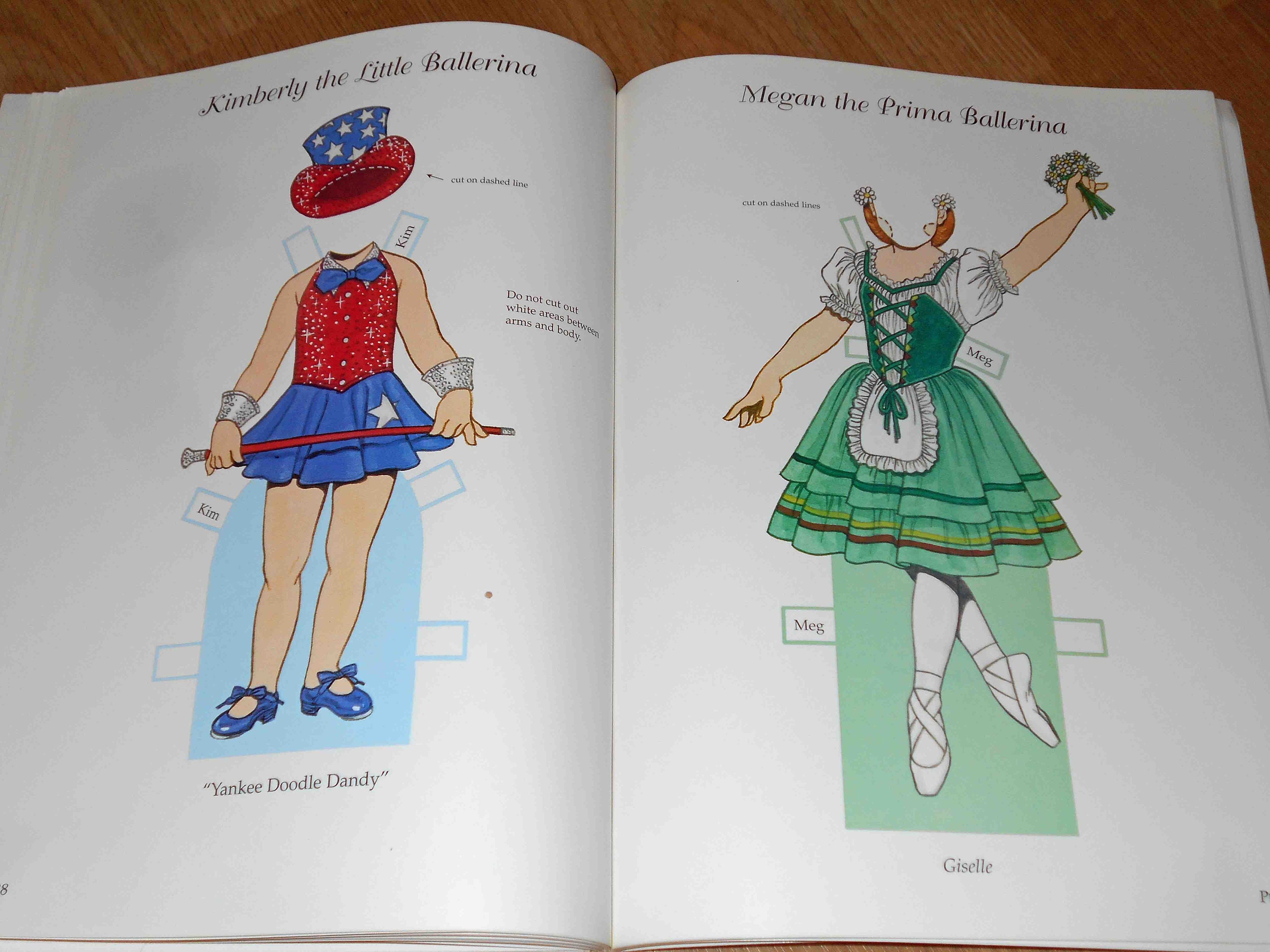 New Uncut Tom Tierney LITTLE DANCER PAPER Dolls 6 Dolls 48 - Etsy