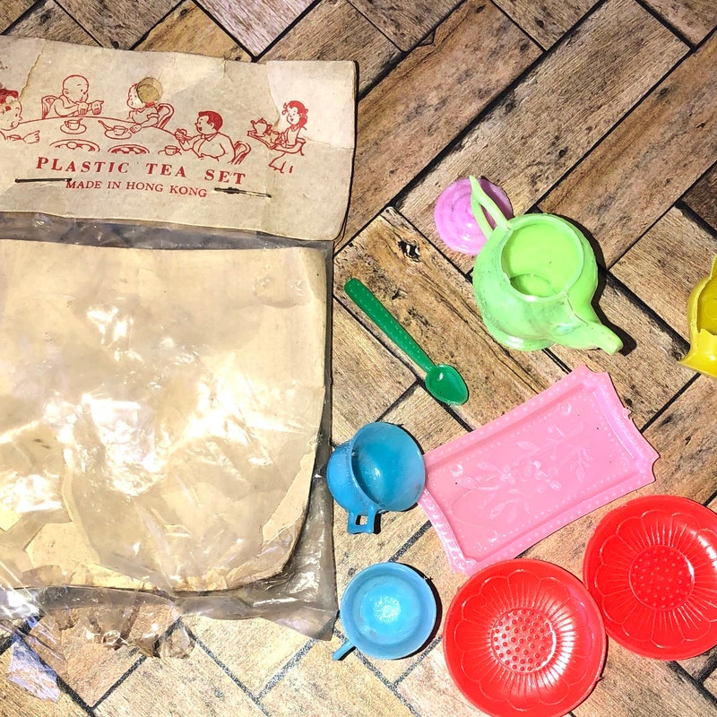 Plastic Tea Set - Etsy