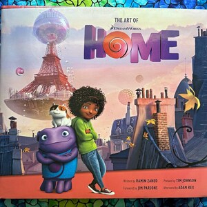 ART of DREAMWORKS HOME Coffee Table Art Book Ramin Zahed, Tim Johnson ...