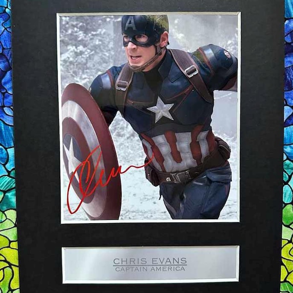 Chris Evans Autograph - Etsy