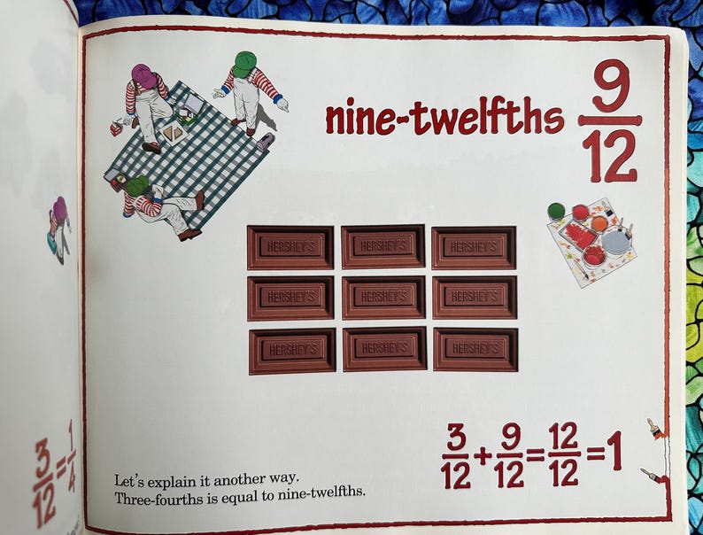 1999 AUTOGRAPHED HERSHEY Milk CHOCOLATE Kids Book Learning Math ...