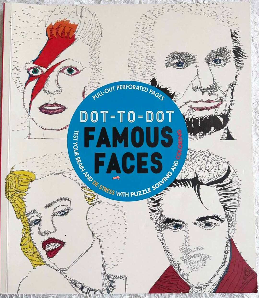 DOT to Dot FAMOUS PEOPLE Pull-out Perforated Pages Test Your Brain and ...
