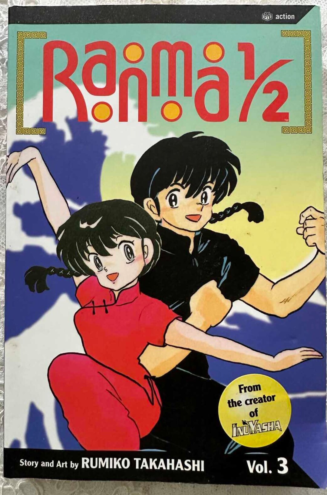 RANMA 1/2 RUMIKO TAKAHASHI Volume 3 Paperback Action Edition First ...