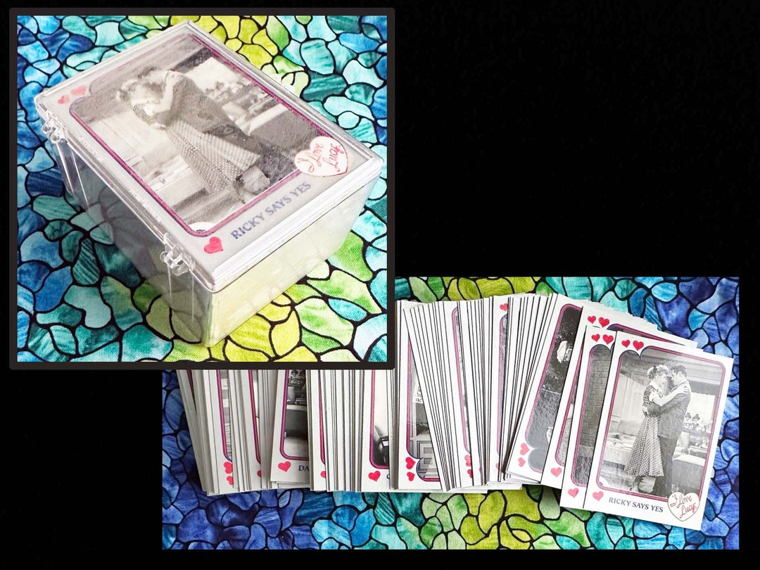 I LOVE LUCY & RICKY Series 1 110 Card Set Trading Cards in Clear ...