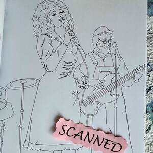 DOLLY PARTON UNOFFICIAL Coloring Book With Quality White Paper Country ...