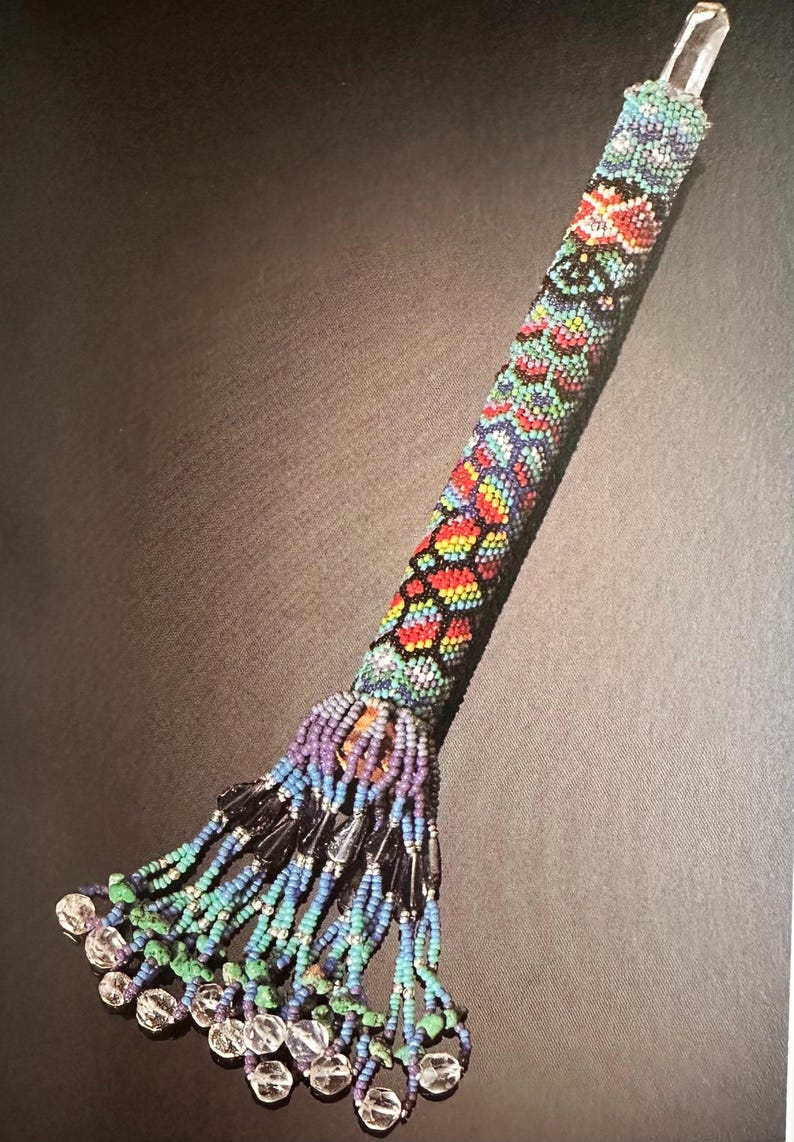 BEADWORK HARDBOUND BOOK Vintage 1990s Kathlyn Moss and Alice Scherer ...