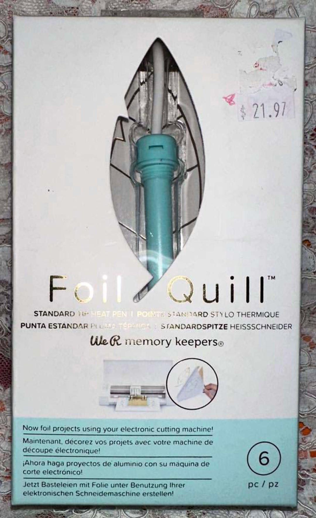 FOIL QUILL STANDARD Tip Heat Pen New in Box Standard Tip (1.5mm) U.S.B ...