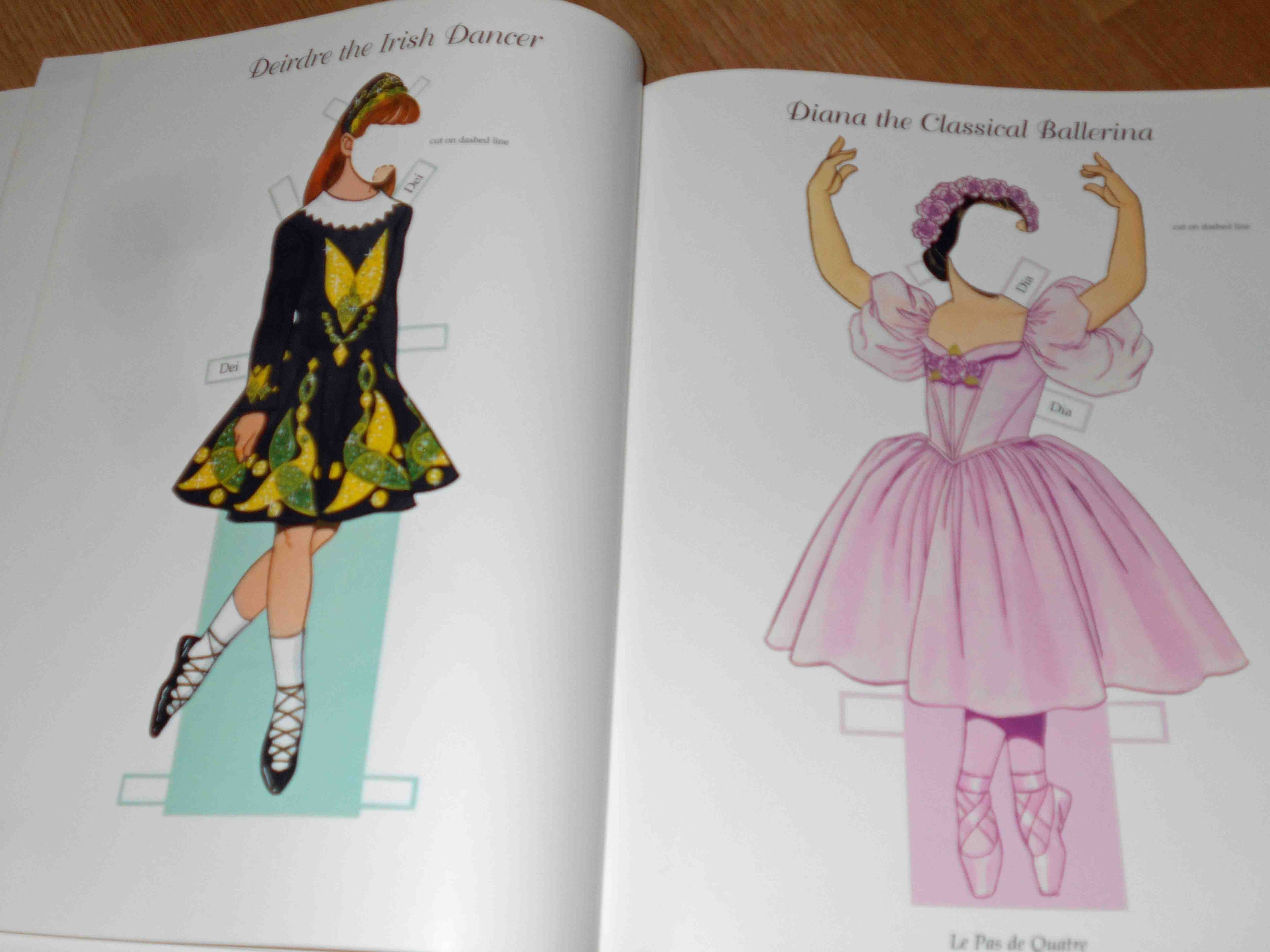 New Uncut Tom Tierney LITTLE DANCER PAPER Dolls 6 Dolls 48 - Etsy