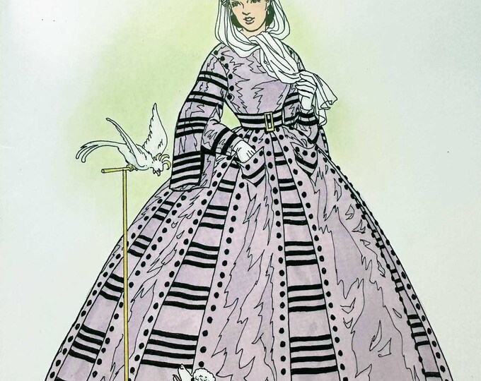 DOVER VICTORIAN FASHIONS Tom Tierney Vintage Coloring Book 45 ...