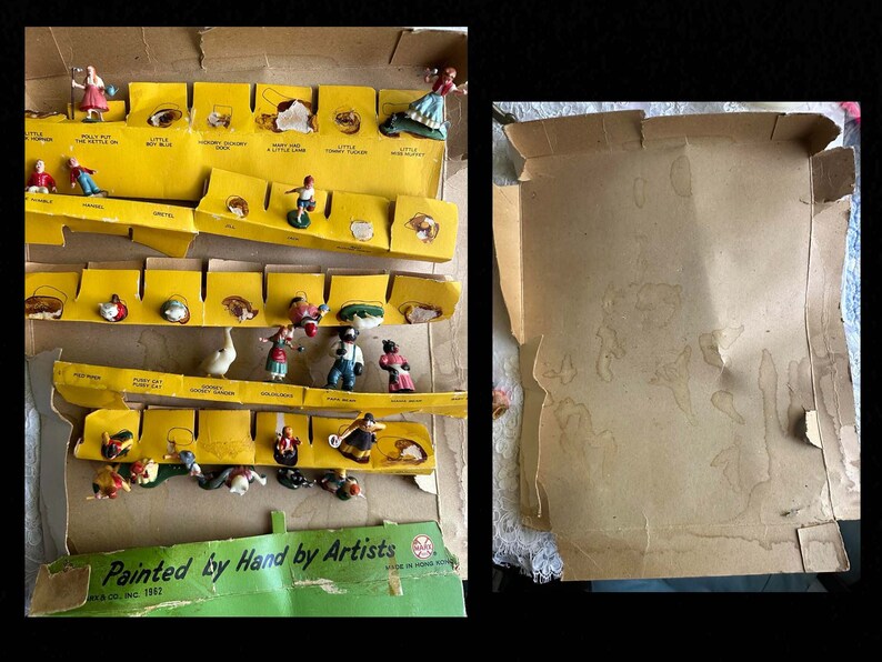 MARX FAIRYKINS BOXED Set 24 Vintage Please Read Description Very Old ...